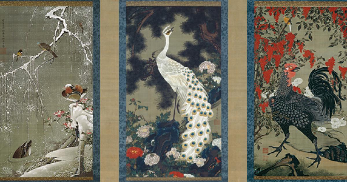 Colorful Realm: Japanese Bird-and-Flower Paintings by Itō Jakuchū (1716 ...