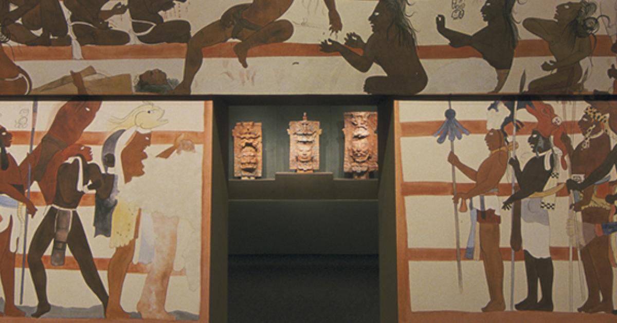 ancient mayans display